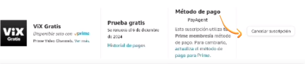 Tengo activado vix gratis y vix premium en prime video como desactivo ...